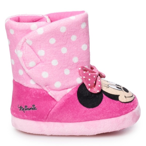 Disney | Shoes | Disney Minnie Mouse Slipper Boots | Poshmark